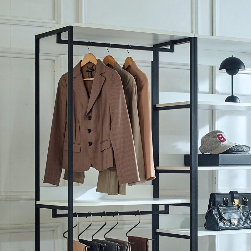 Rebrilliant Naym 96'' Closet System | Wayfair